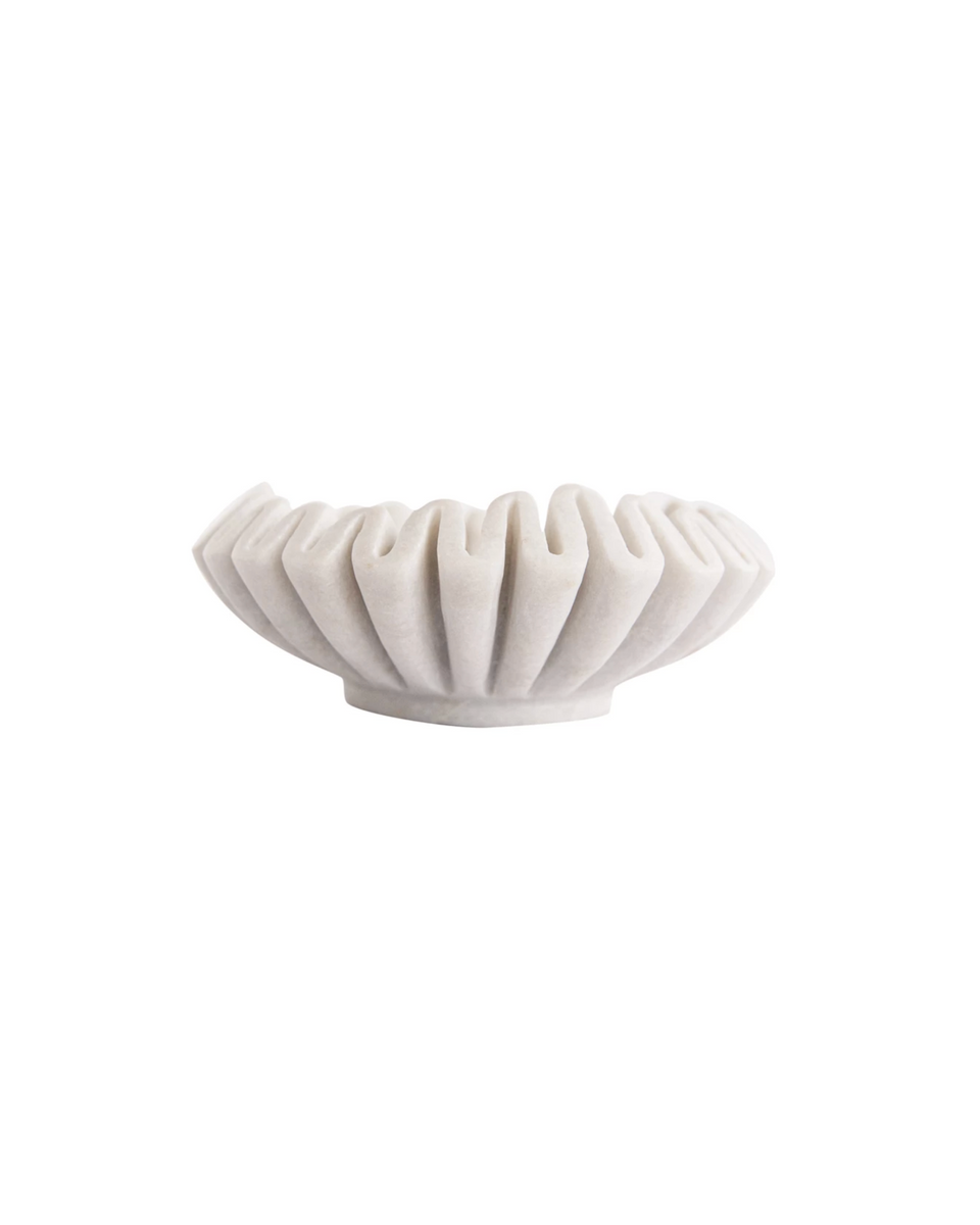 Fluted Marble Bowl – Thacher & Spring