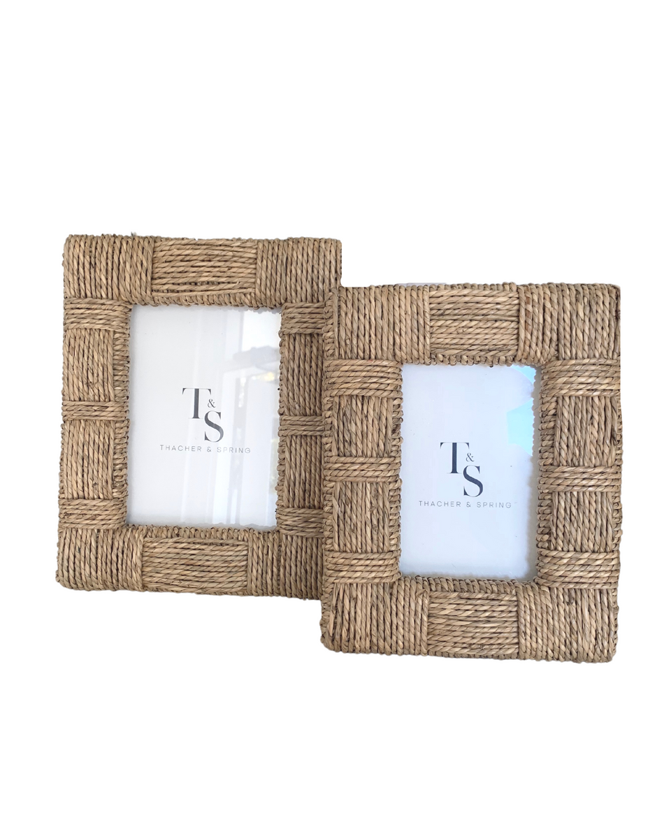 Meg Woven Picture Frame – Thacher & Spring