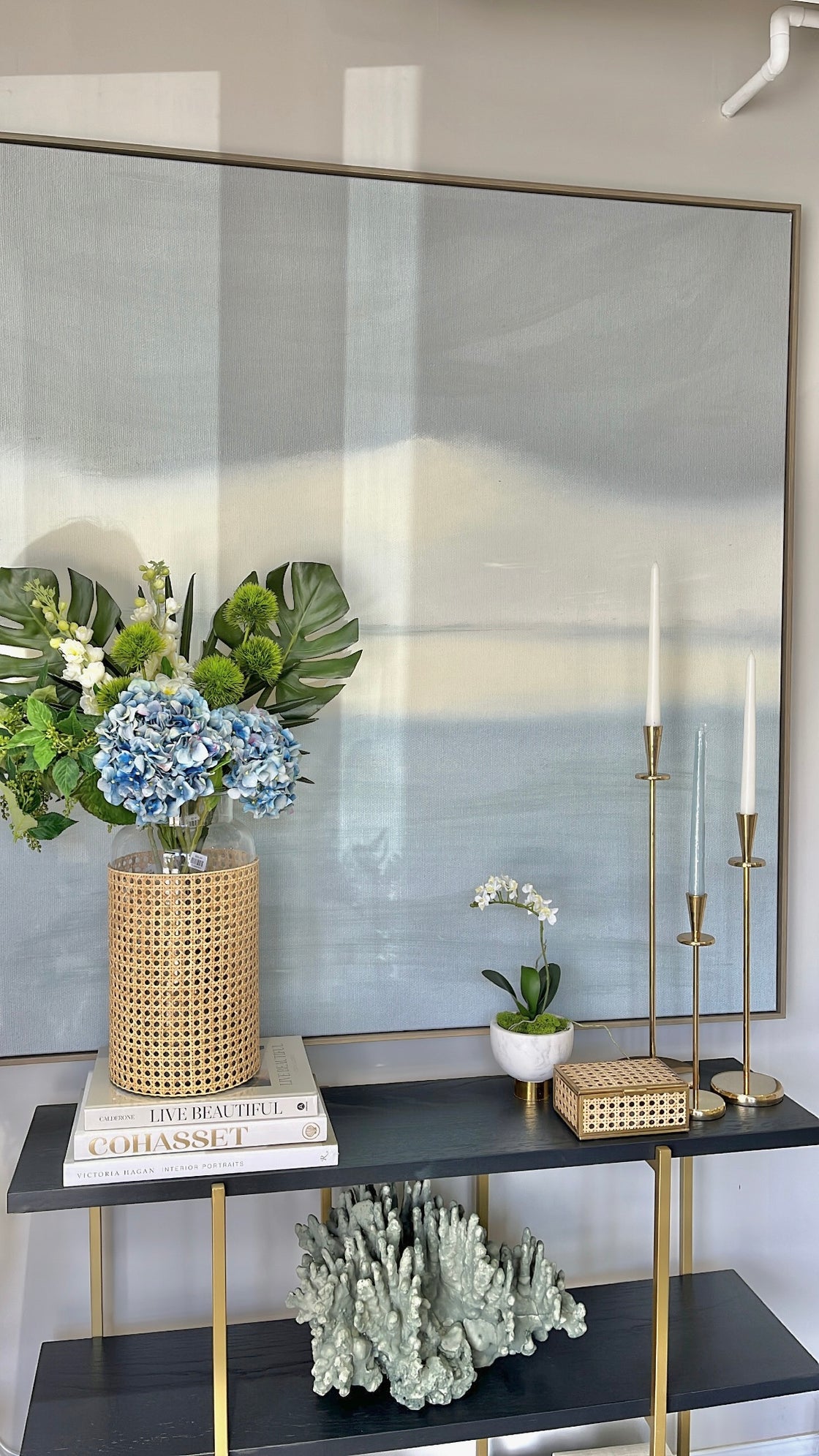 Maggie Brass Candlesticks - 3 Sizes Available – Thacher & Spring