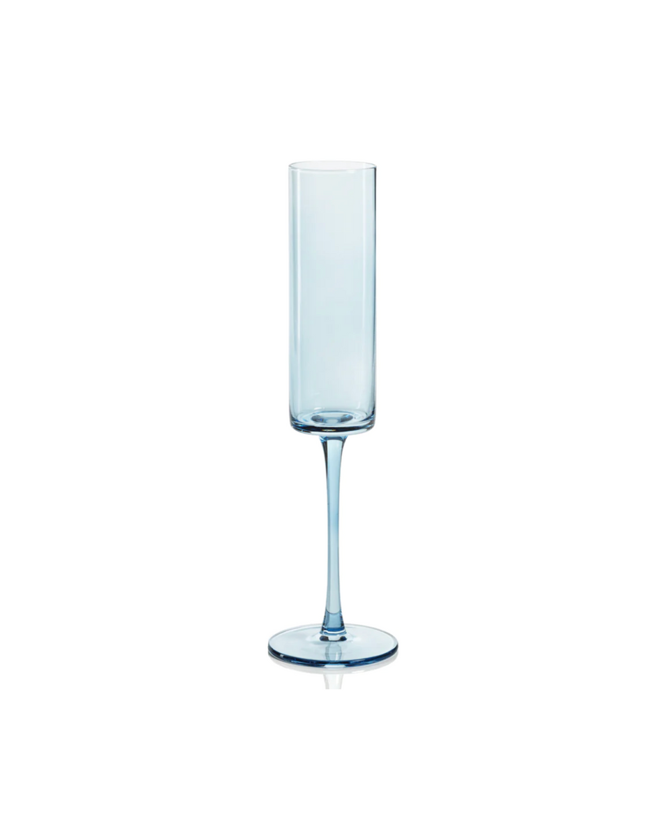 Light Blue Champagne Flutes – Thacher & Spring