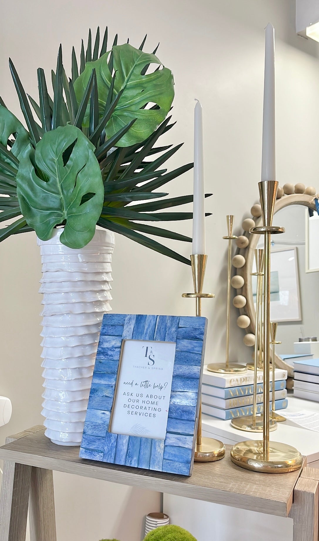 Maggie Brass Candlesticks - 3 Sizes Available – Thacher & Spring